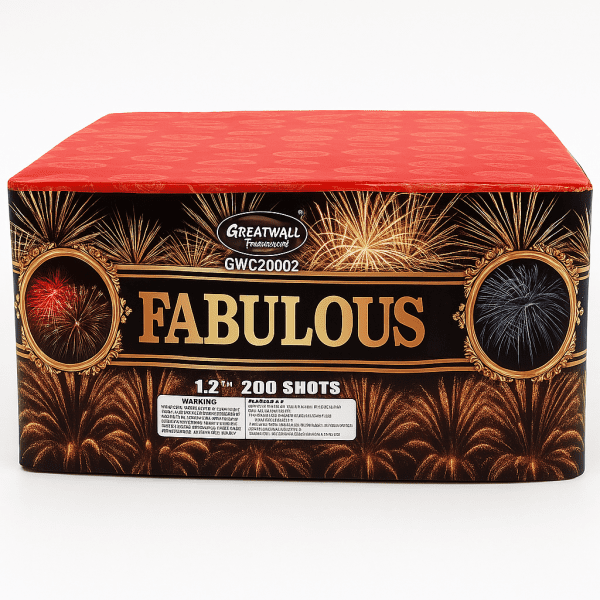 200 Shot Cake 1.2 inch | Hassims Fireworks